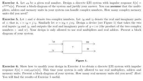 solved exercise 4 ﻿let ω0 ﻿be a given real number design a
