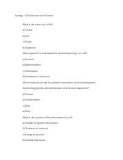 Cell Structure And Function Exploring The Basic Unit Of Life Course Hero