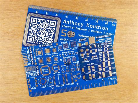 Build Your Own Nfc Circuit Board Business Card By Anthony Kouttron [oc