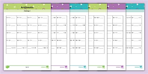 👉 Year 1 Arithmetic Challenge Pack 2 Teacher Made