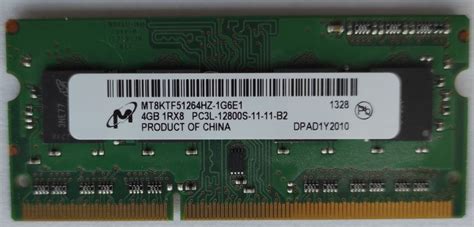 Ddr3l 4gb Micron Za Prijenosna Računala Ddr3l 4gb Micron Za Prijenosna Računala