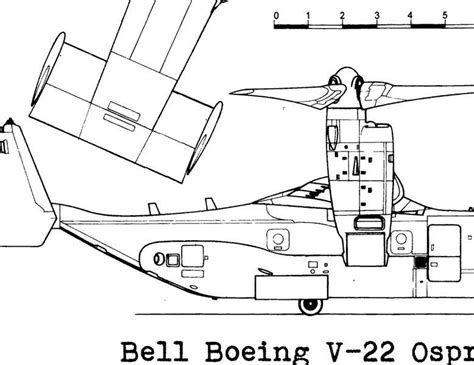 Boeing V22 Osprey Aircraft Blueprints V 22 Osprey Instant