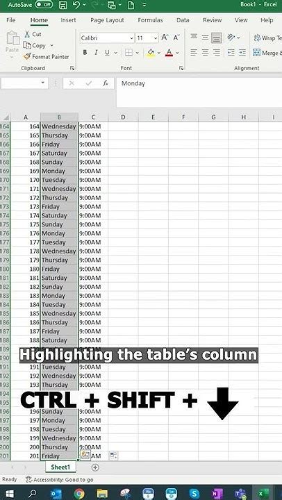 Excel Shortcuts How To Highlight Columns And Rows Quickly Youtube