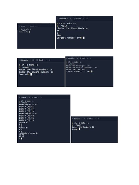 outputs c pdf