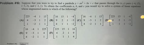 [answered] problem 6 suppose that you were to try to find a pa