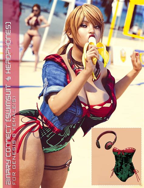 Binary Connect Swimsuit And Headphones For G8f Request