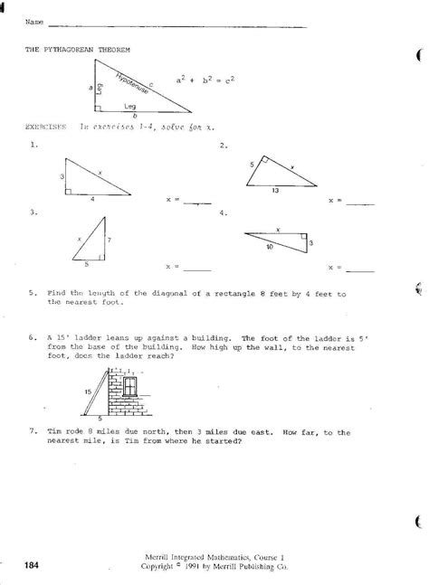 Common Core Integrated Math 1 Worksheets Common Core Worksheets