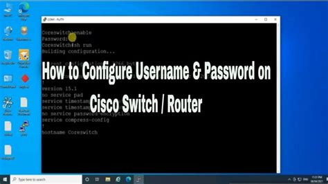 Shorts How To Configure Username And Password On Cisco Switchrouter