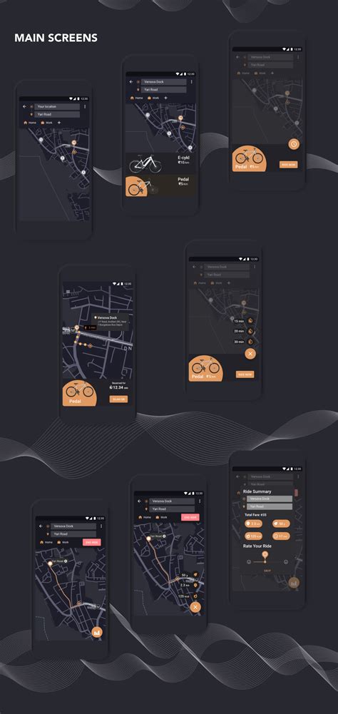 Cykl Cycle Renting App Android On Behance