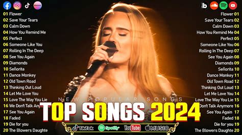 Adele, Ed Sheeran, Rihanna, Maroon 5, Dua Lipa, Bruno Mars, Taylor ...