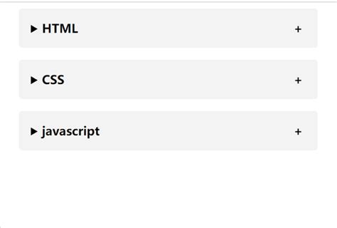 用html5css3来制作折叠面板 知乎