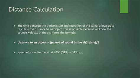 Arduino Ultrasonic Sensor Ppt