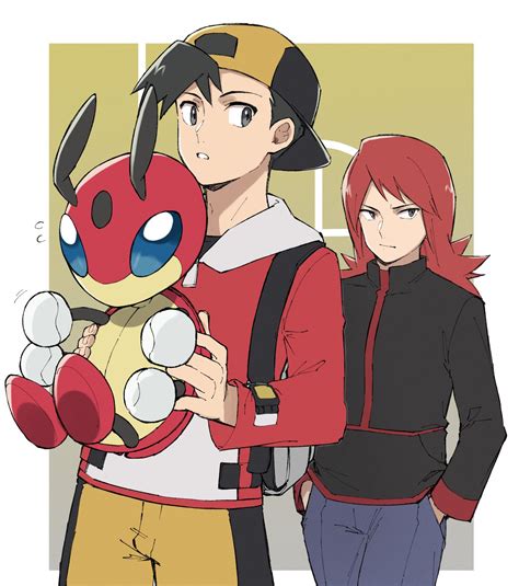 Ethan Silver And Ledian Pokemon And More Drawn By Mocollie Danbooru