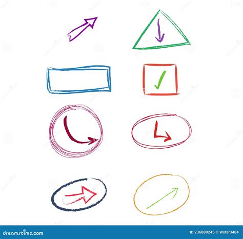 Hand Drawn Scribble Annotation Markers Cartoon Vector CartoonDealer