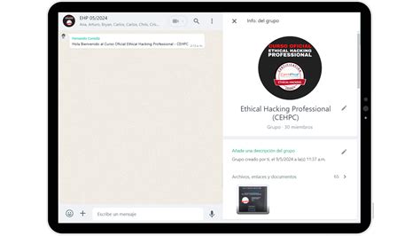 Curso Oficial Ethical Hacking Professional Cehpc