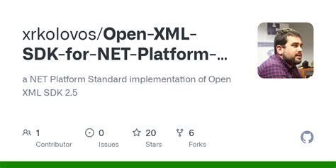 Github Xrkolovosopen Xml Sdk For Net Platform Standard A Net Platform Standard