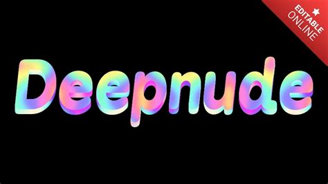 Deepnude Amor Efecto Estilo Pastel Generador De Efectos De Texto