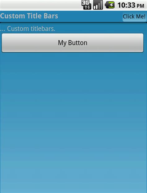 Android Customizing Activity Title Bars Adanware Android And Thoughts