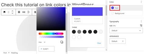 3 Easy Ways To Modify Link Color In WordPress KubioBuilder
