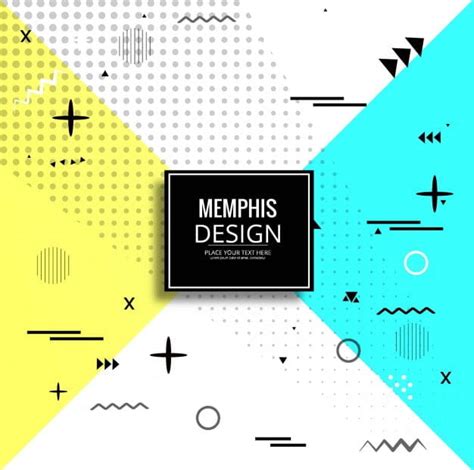 장식 현대 멤피스 배경 Eps Uidownload