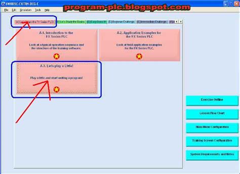 PLC Simulator Using FX Mitsubishi Trainer