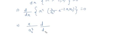 Solved The Most Probable Value Of R For An Electron In An Orbital Rmp