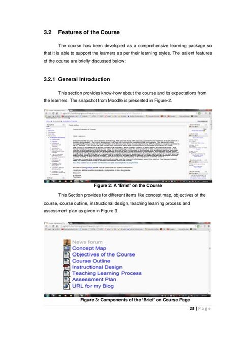 Design Development And Implementation Of Online Programme On Evaluat