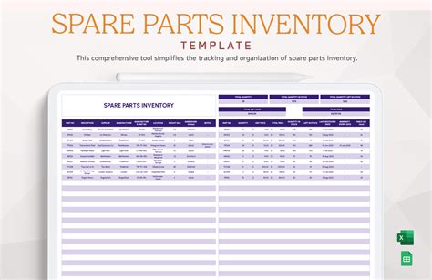 Spreadsheet Spare Parts List Template Excel At Antoinette Roy Blog