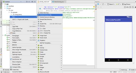 Can T Create A Menu In Android Stack Overflow