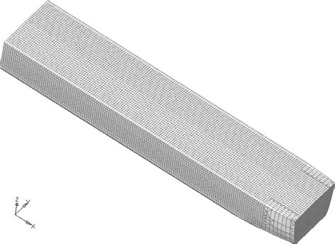 3d Fem Model Used In The Structural Analysis Download Scientific Diagram