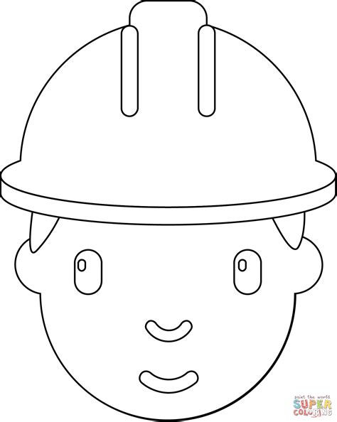 Construction Worker Hats Coloring Pages [2025]