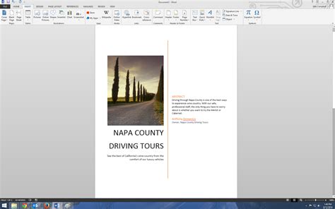 How To Create A Cover Page In Ms Word Design Talk