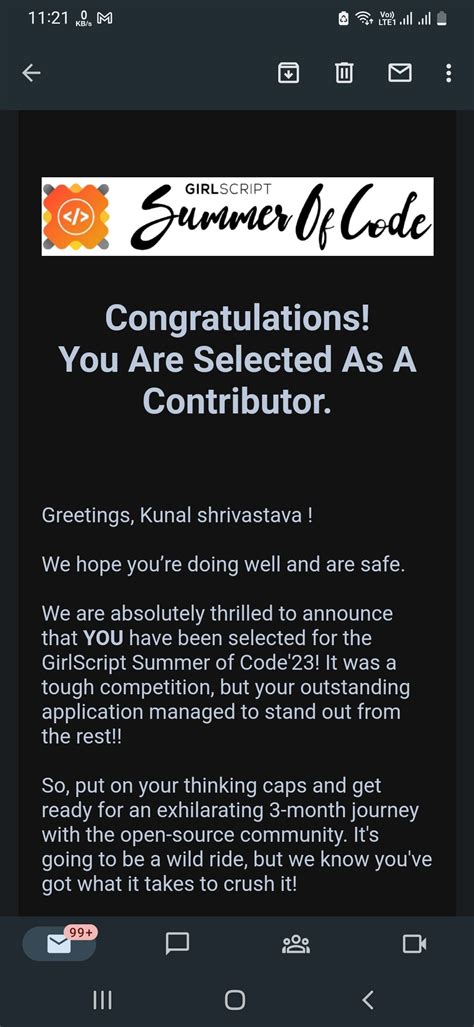 kunal shrivastava on linkedin opensource gssoc23 gssoc