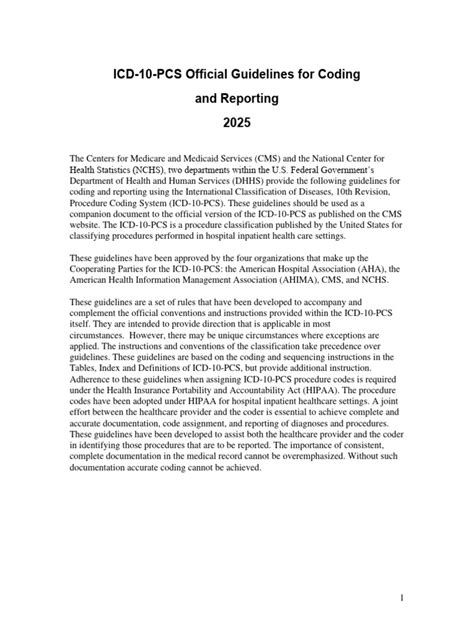 Pcs Guidelines 2025 Pdf Vertebral Column Knee