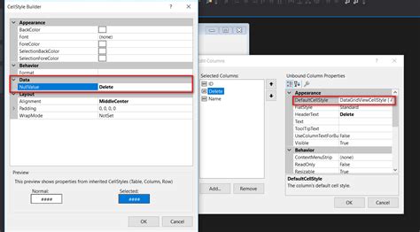 Datagridview Is Not Displaying My Delete Button Stack Overflow