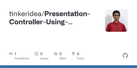 github tinkeridea presentation controller using opencv