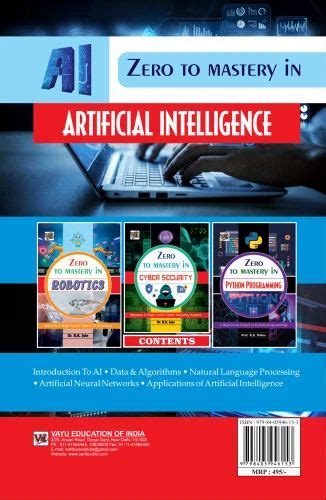 rajiv jain english zero to mastery in artificial intelligence book at