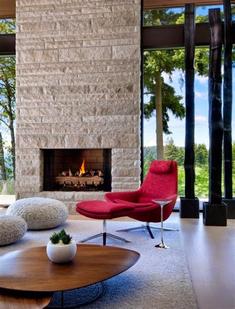 Salas De Estar Con Chimenea