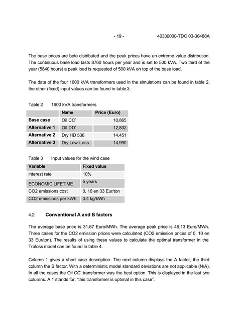 Cost Savings By Low Loss Distribution Transformers In Wind Power Plants
