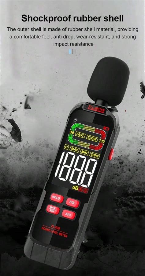 Sound Level Meter With A C Weighting And PC Communication For Accurate Noise Measuremen
