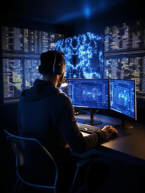 Premium Ai Image Developing Programming And Coding Technologie