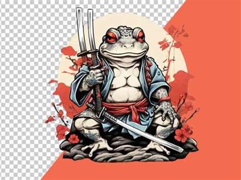Premium Psd Sketch For A Tattoo Color Drawing Traditional Toad With