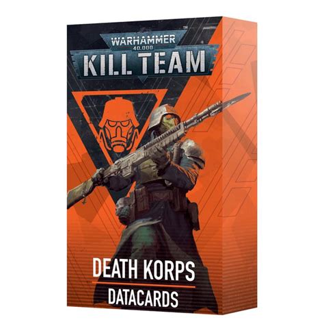 Kill Team Death Korps Datacards Anglais