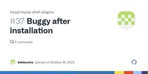 Buggy After Installation Issue Mysql Mysql Shell Plugins GitHub