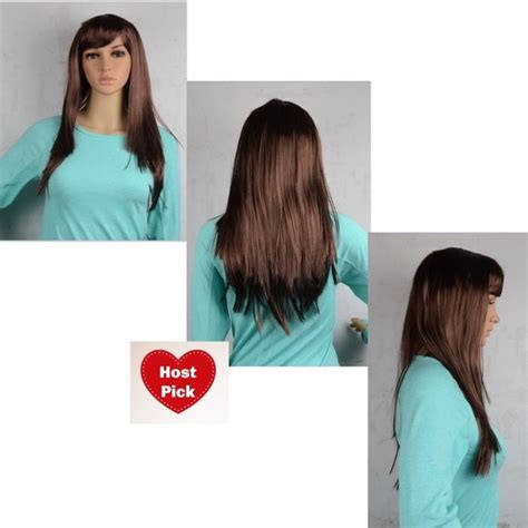 Hair Straight Brown Wig Chest Length Hair Poshmark