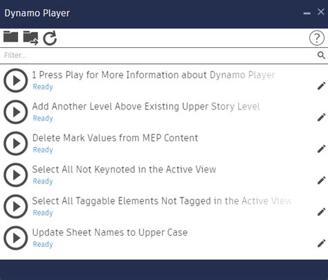 do more with inputs in dynamo and the dynamo player aec tech drop