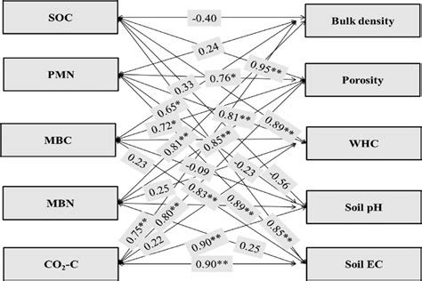 The Correlation Coefficient Of Soil OC And Microbiological Community Download Scientific