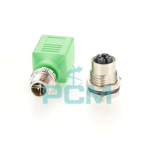 M12 X Code To Rj45 Industrial Ethernet Cable Adapter M12 To Rj45 Ethernet Adapter And M12 Cable
