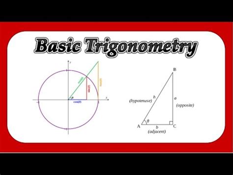 Basic Trignometry YouTube