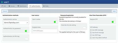 How To Enable Multi Factor Authentication Otp For A User Account